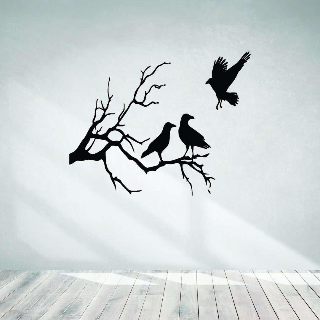 Halloween Wall Decals Home Bewitching Ñrows Decor Vinyl Stickers - Etsy