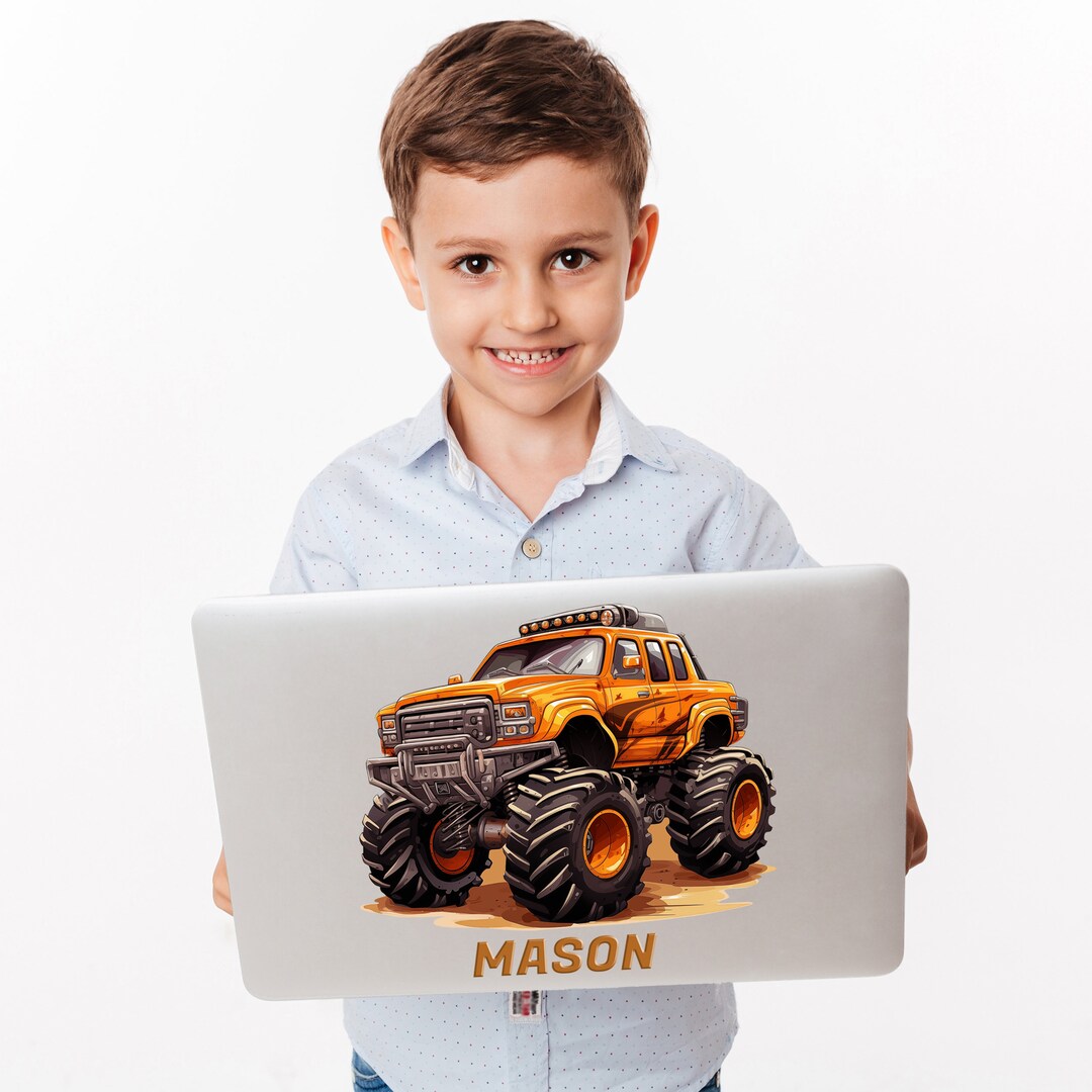 Monster Jam Wall Decals for Boys Room Colored Wall Decal Truck Custom ...