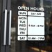 Creative Gym Custom Signs for Business Hours in Kettlebell Form ...