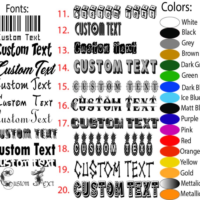 Name Vinyl Lettering - Etsy