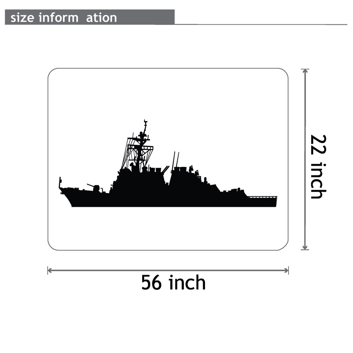 War Battleship Decal Sticker Vinyl Wall Home Office Decor Sea - Etsy