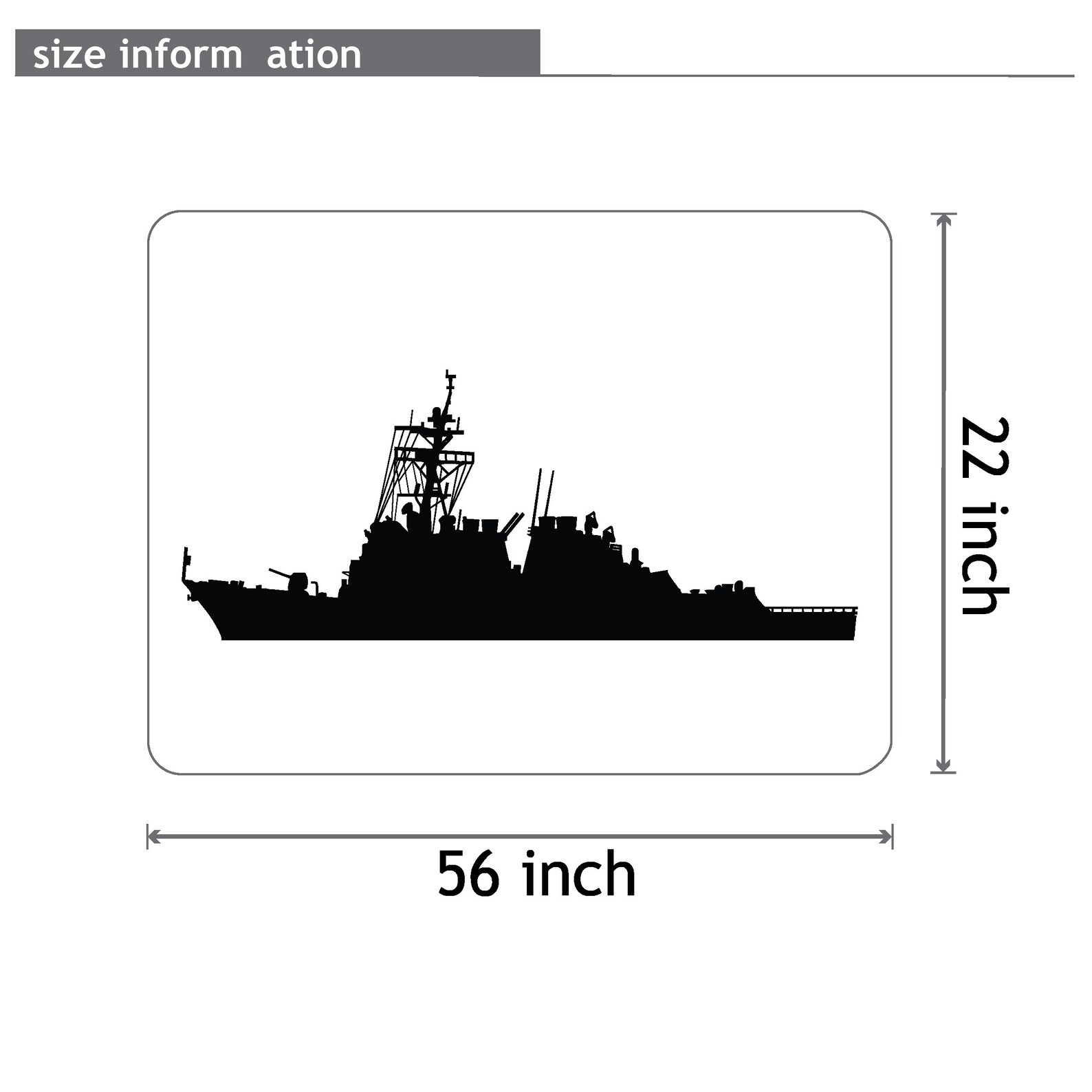 War Battleship Decal Sticker Vinyl Wall Home Office Decor Sea - Etsy