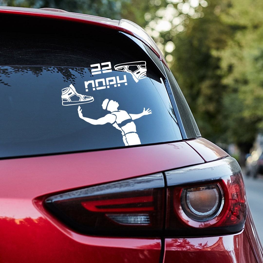 Custom Basketball Player Sticker With Trainers Picture Drawing of ...