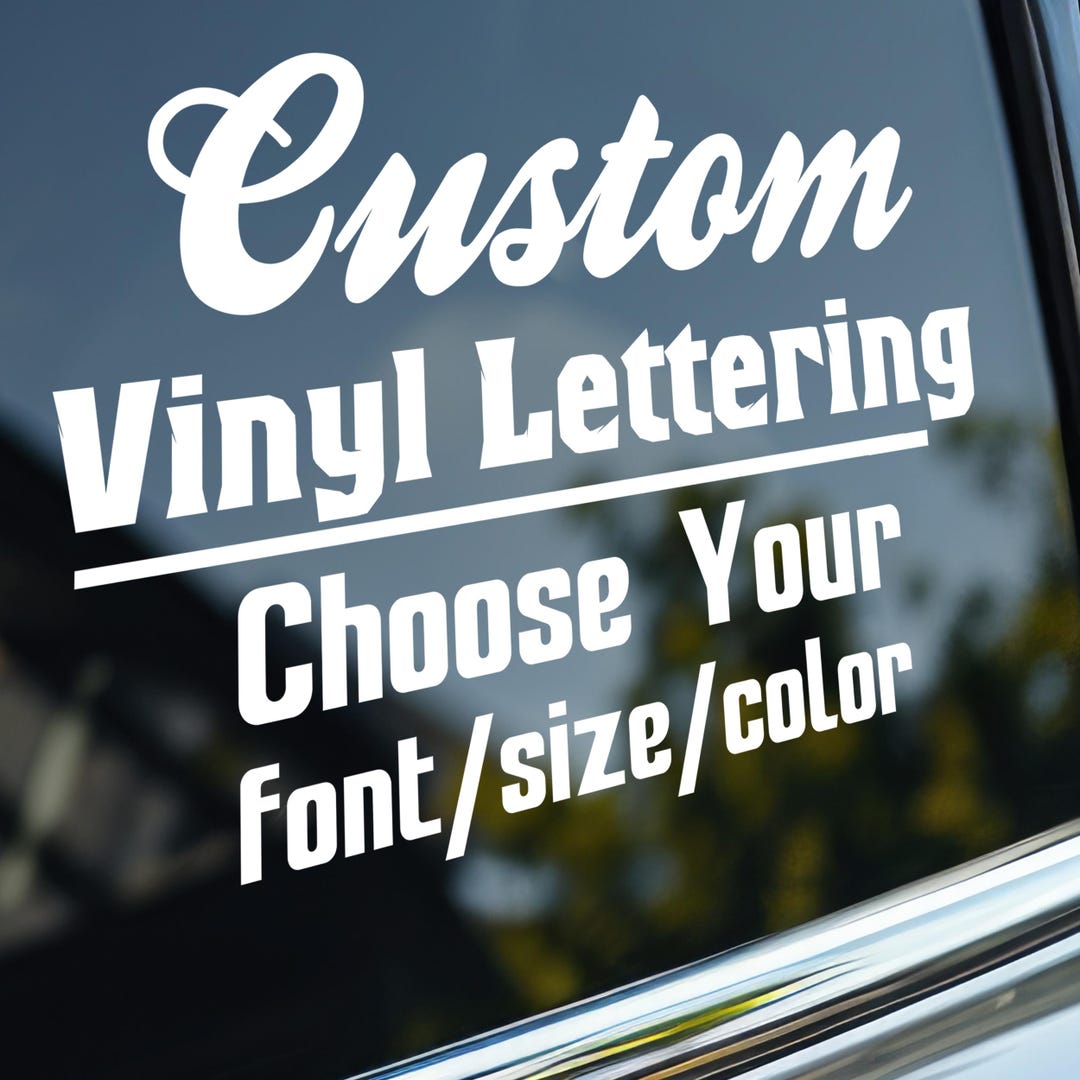 Custom Decals Stickers for Car, Truck, Motorcycles - Waterproof and UV ...