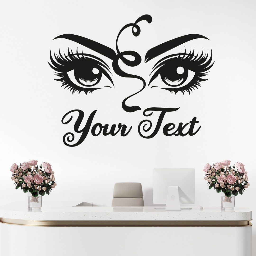 Bedroom Wall Quotes Decals - Makeup Decals for Walls - Lash Decorations ...