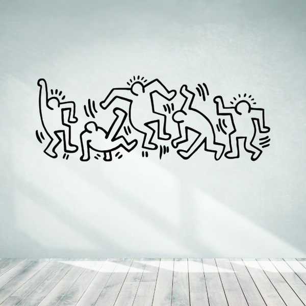 Keith Haring Wall Decal - Etsy