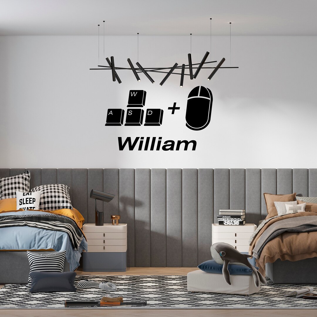 Video Game Decor Wall Art - Wall Vinyl Decals for Game Room - Video ...