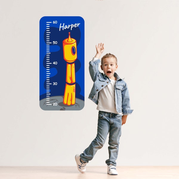 Robot Growth Chart - Etsy