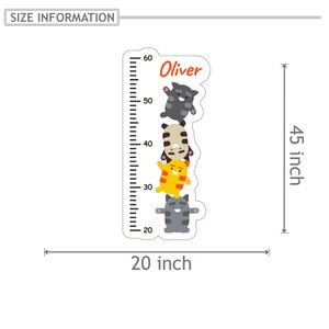 Cat Height Measurement Marking With Centimeters for Nursery Animals ...