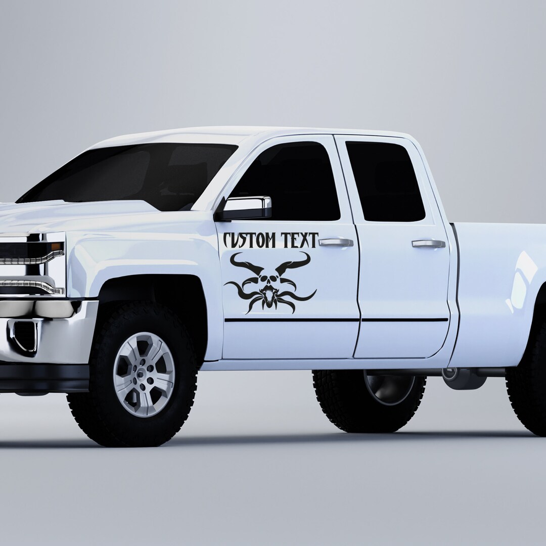 Spooky Screaming Skull With Tentacles for Halloween Decal With Custom ...