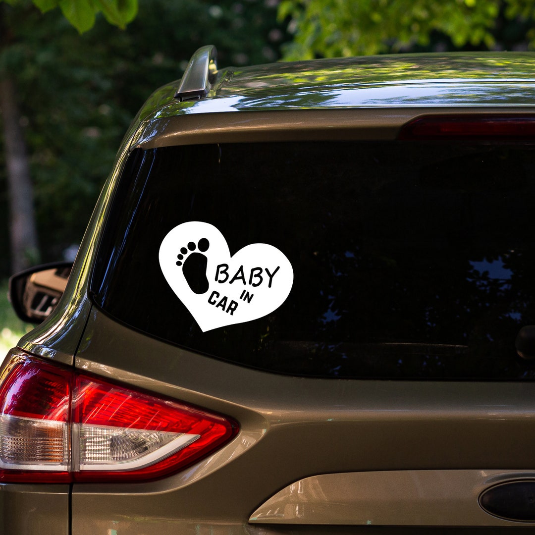 Baby in the Car Stickers Combine Style and Safety With Our Baby on ...