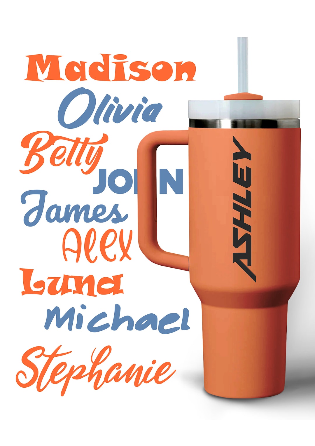 Custom Vinyl Lettering Name Decal - Vinyl Name Stickers for Cars, Cups ...