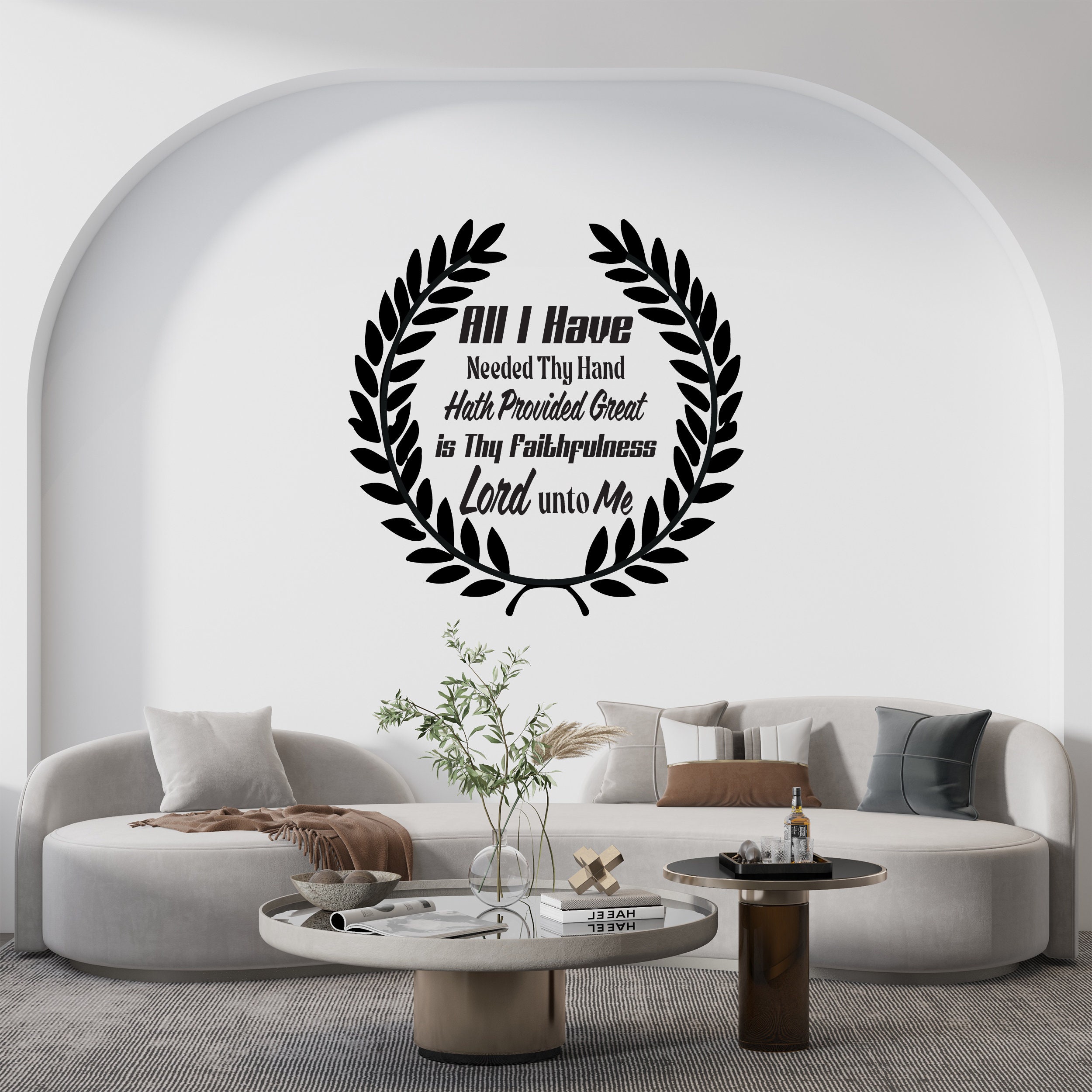 Wall Decal Bible Verse Quotes Sign Christian Wall Stickers - Etsy