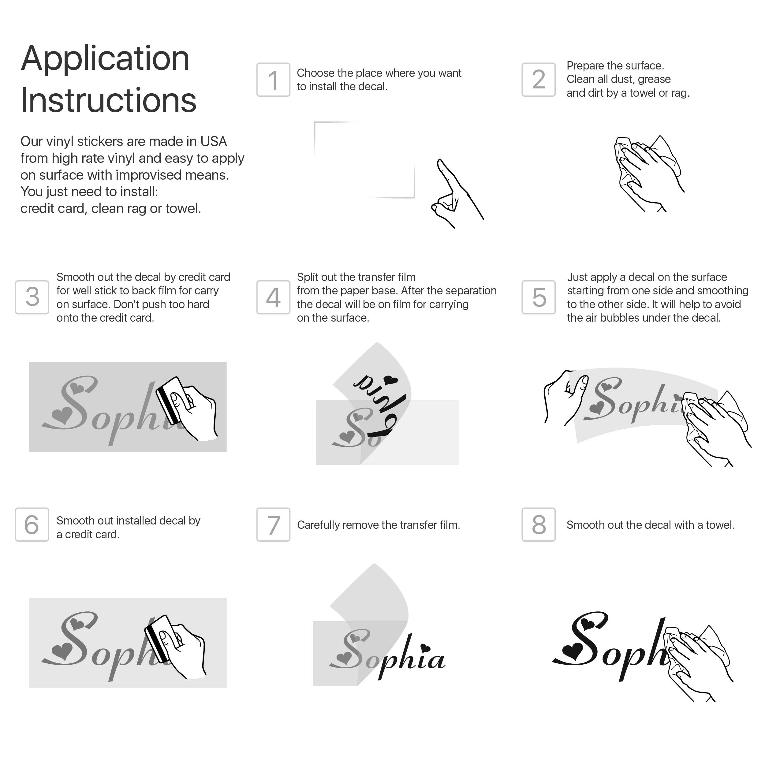 Vinyl Sticker Personalised Store Opening Hours Store Door - Etsy