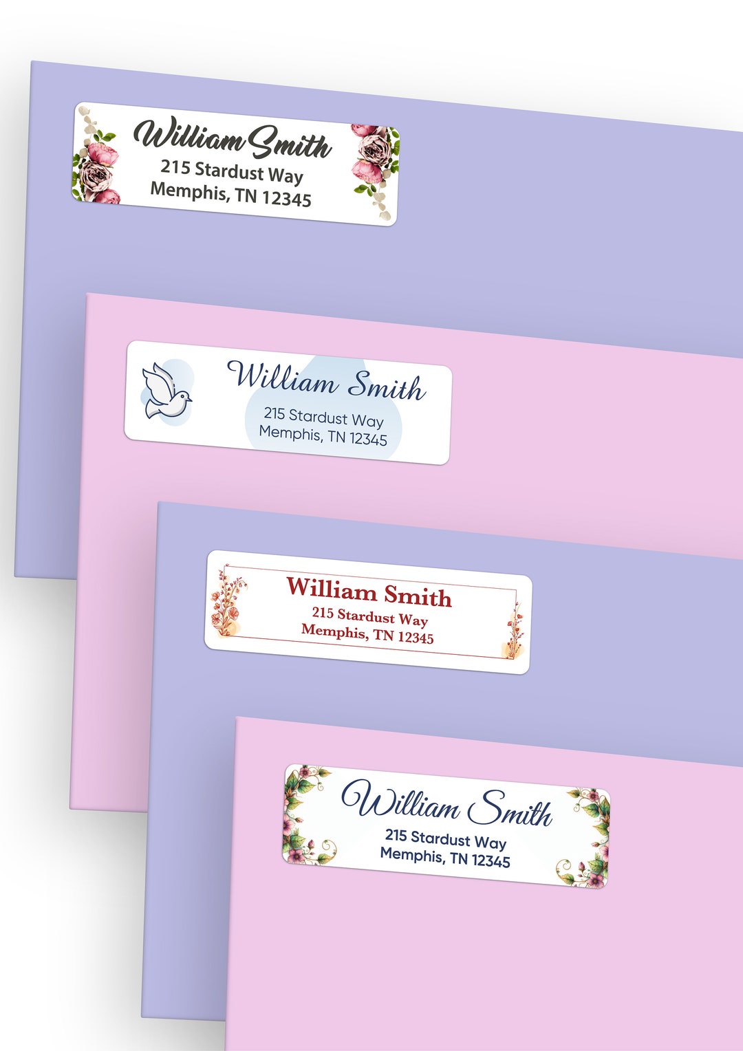 Custom Address Labels Stickers Personalized Return Address Labels ...