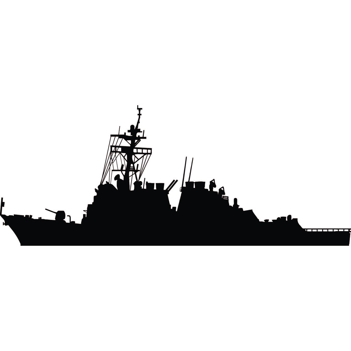 War Battleship Decal Sticker Vinyl Wall Home Office Decor Sea - Etsy