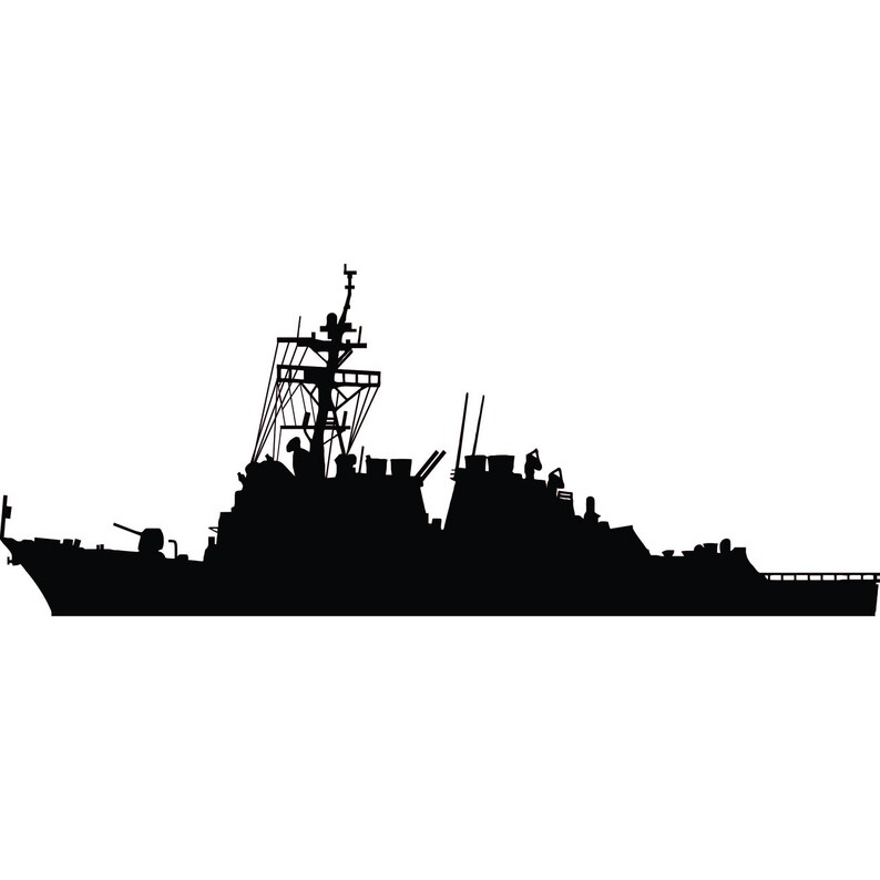 War Battleship Decal Sticker Vinyl Wall Home Office Decor Sea - Etsy