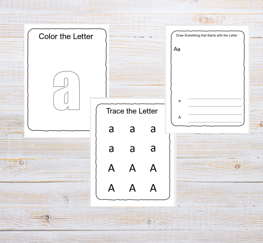 Writing Worksheets A-Z - Etsy