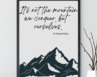 Inspirational Quote Digital Poster Print - Etsy