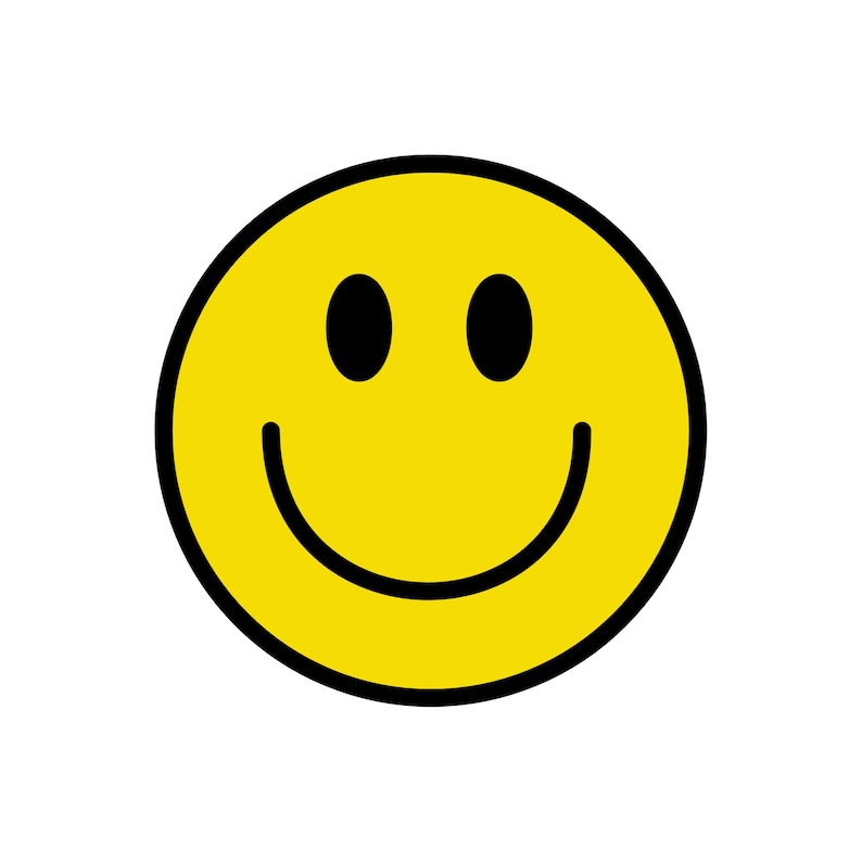 Smiley Face Digital Download SVG PNG JPG Dxf Ai Pdf - Etsy