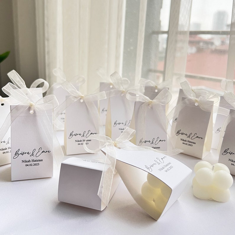 Wedding Candle Favors for Guest Engagement Candle Favors - Etsy