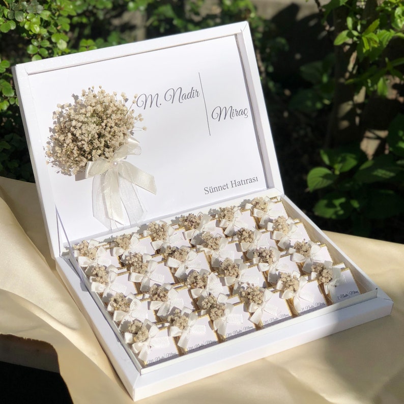 Personalized Wedding Chocolate Box: Party Favor Gifts, 48 Milk ...