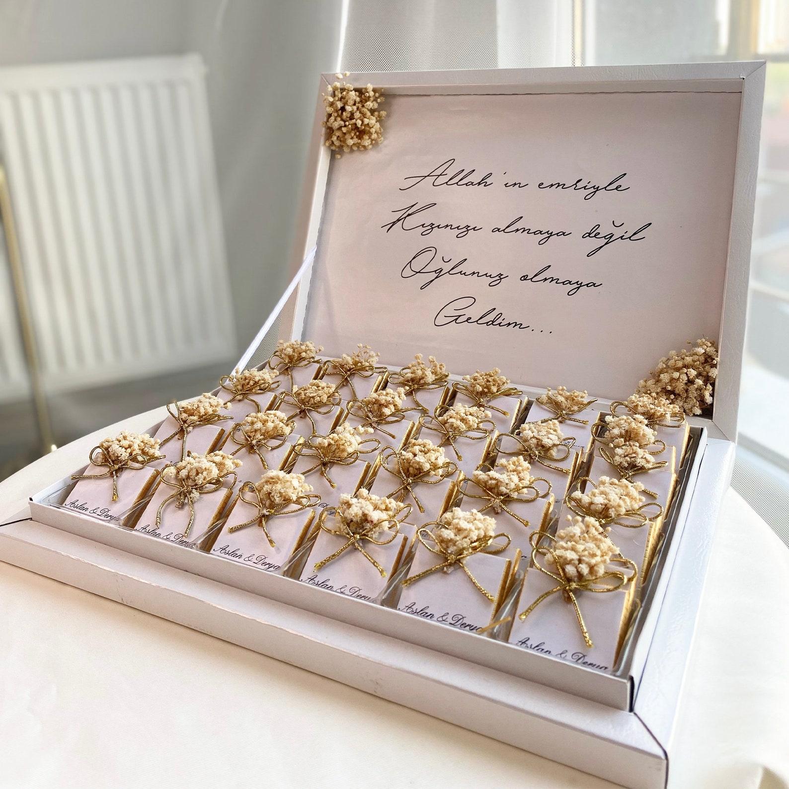 Wedding Chocolate Box Wedding Chocolate Favors for Guest - Etsy