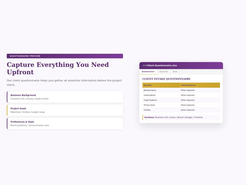 Client Onboarding Kit Template, Welcome Packet, CRM (digital Download ...