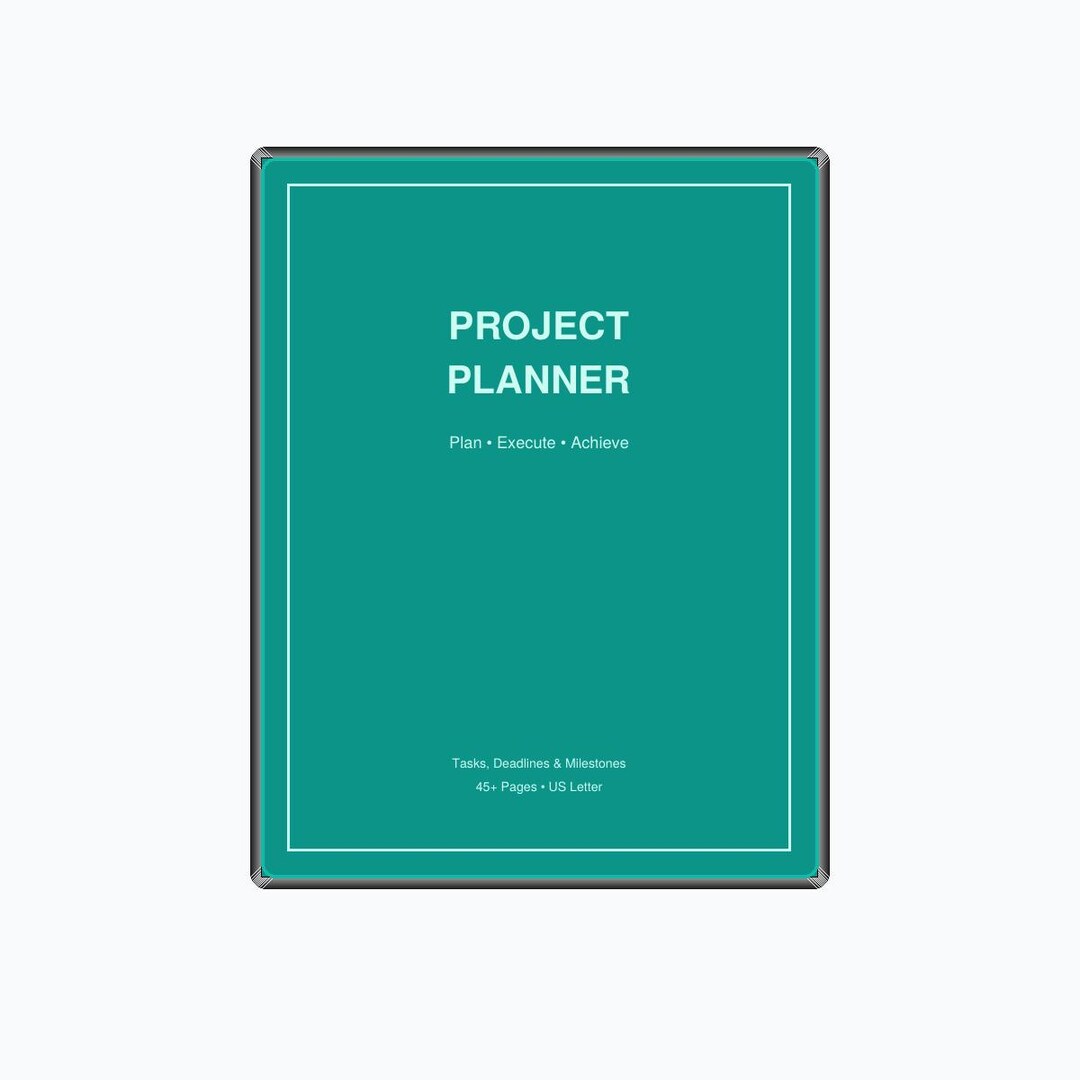 Project Planner Printable, Task, Deadline & Milestone Tracker (A4/US ...