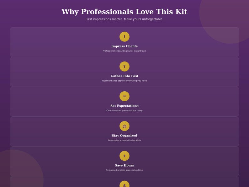 Client Onboarding Kit Template, Welcome Packet, CRM (digital Download ...