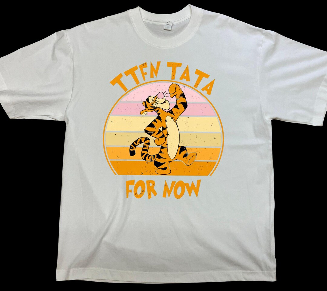 Disney Tigger Ttfn Ta Ta for Now Retro Winnie the Pooh Premium ...