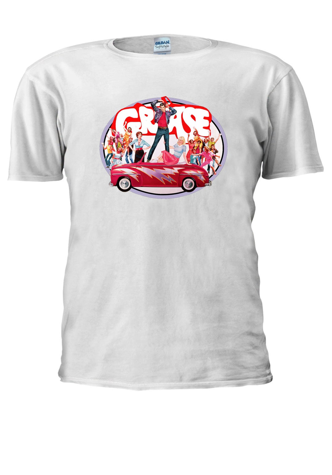 Grease Movie Musical Vintage T Shirt Cool T-shirt Tshirt S-M-L-XL-XXL ...