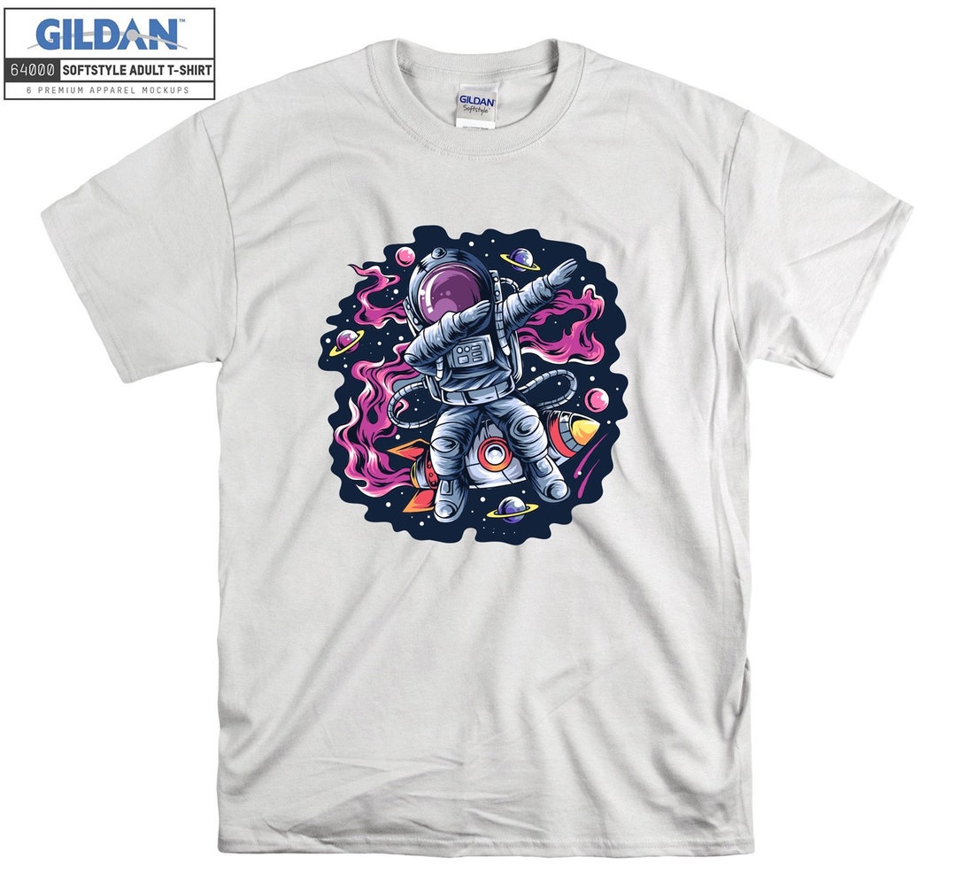 Dabbing Astronaut T-shirt Funny Space Artsy T Shirt Tshirt Oversized S ...
