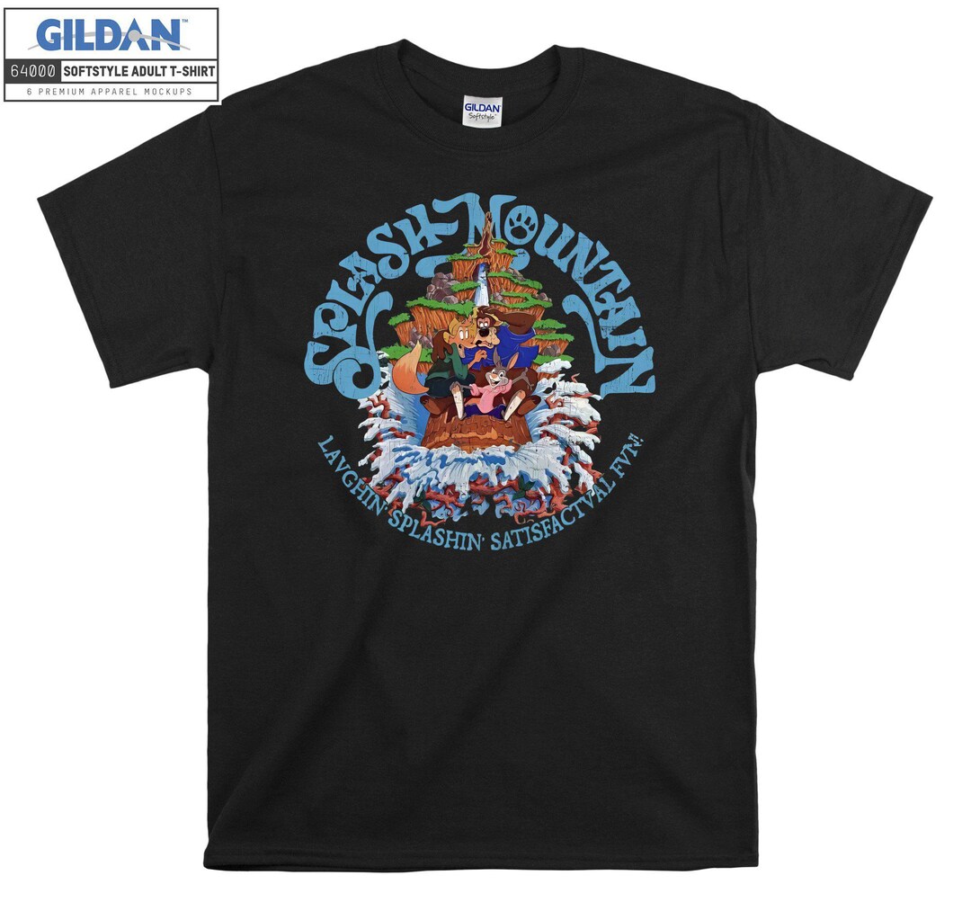 Disney Splash Mountain 1989 Brer Rabbit Bear Fox Retro T Shirt T-shirts ...
