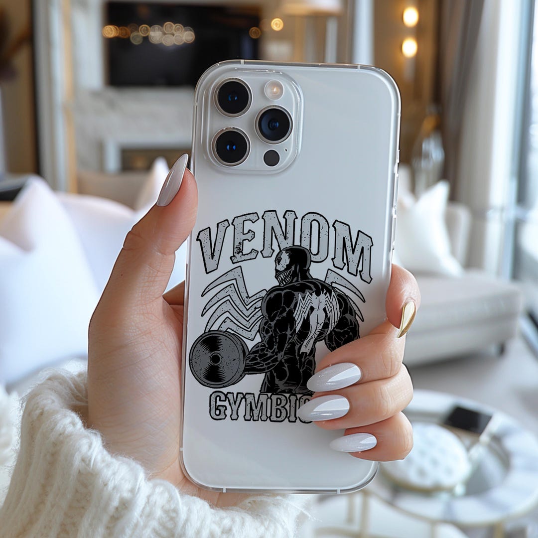 Famous Funny Cartoon Character Venom Gym Figure Phone Case 6416 - Etsy