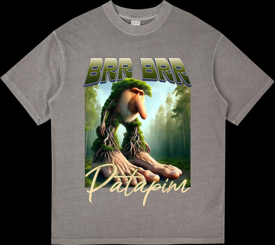 Brr Patapim Italian Brainrot Meme Forest Monkey Bootleg Premium ...