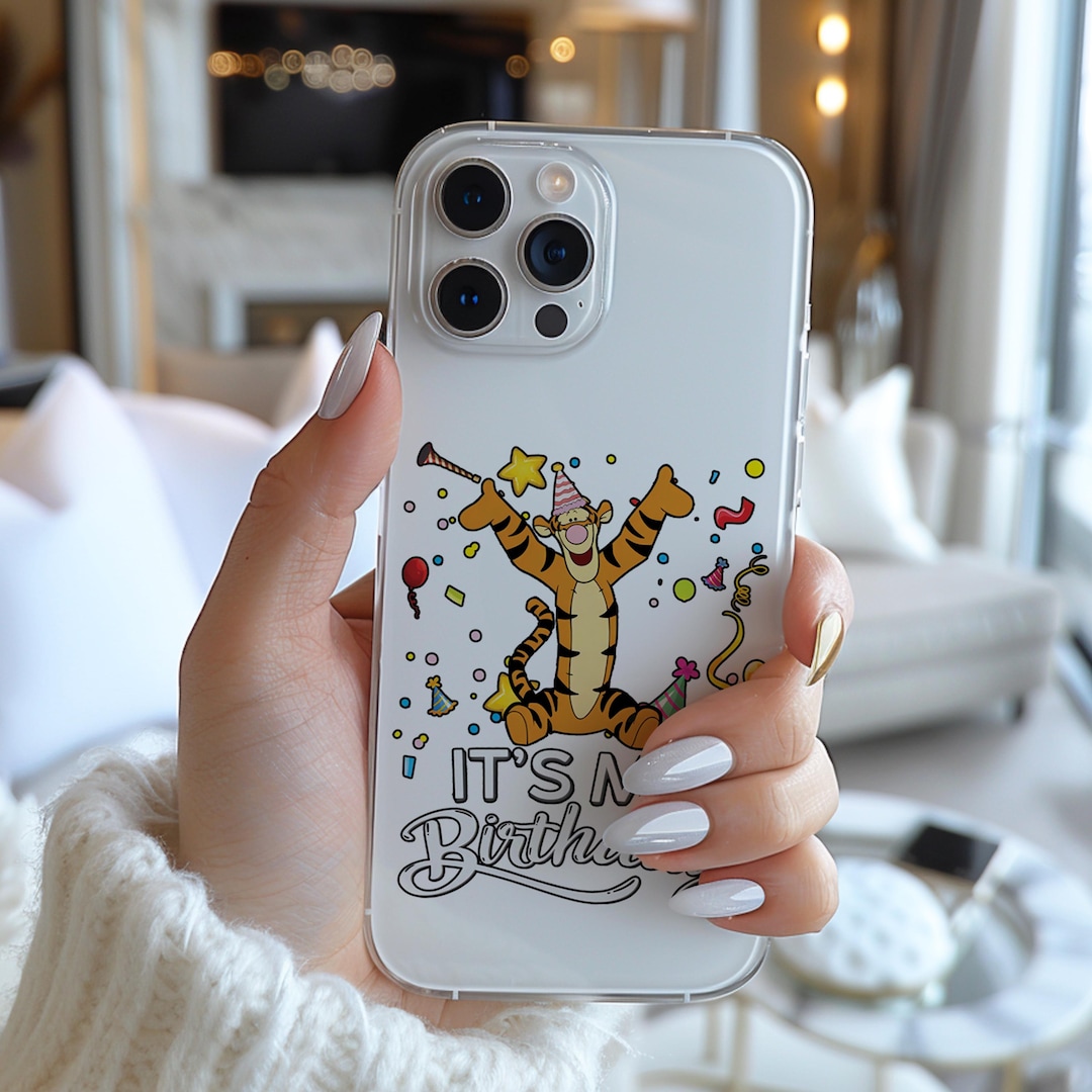 Famous Funny Cartoon Character It's My Birthday Tigger Phone Case 6512 ...