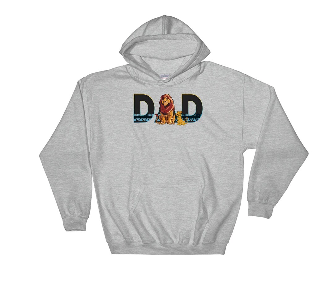 Disney Rei Leão Mufasa e Simba Poster Pai Moletom Com Capuz Pulôver P-M ...