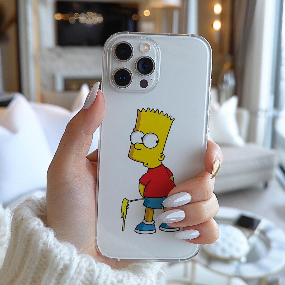 The Simpsons Characters Bart Simpson Peeing Funny Poster Funny Famous ...