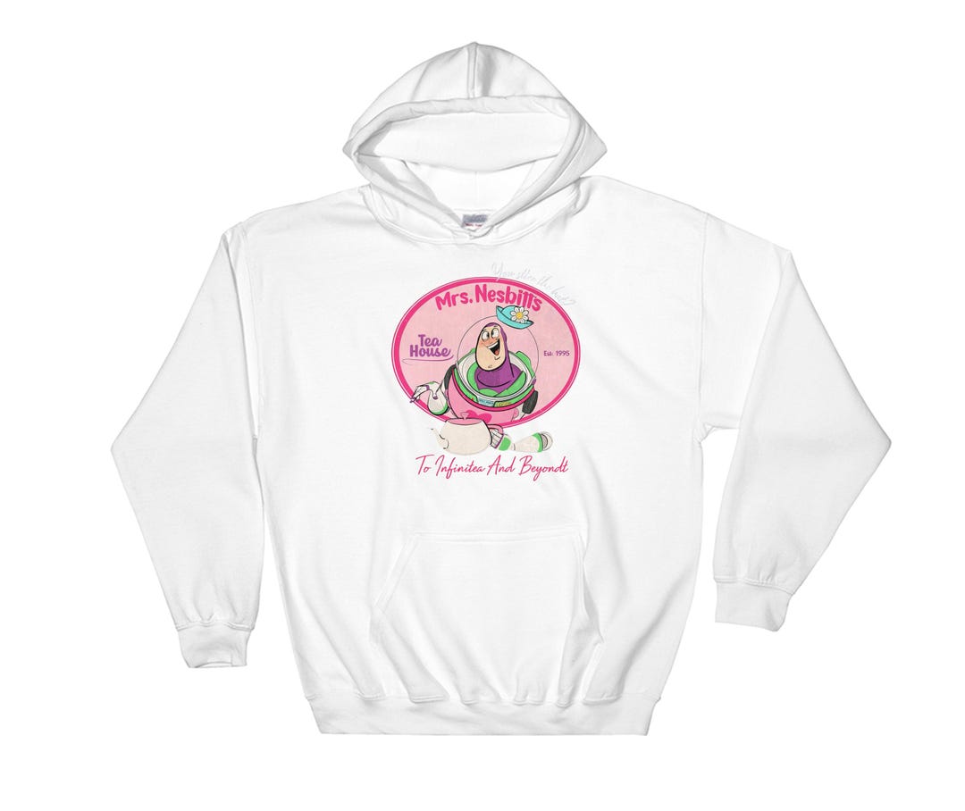 Disney Pixar Toy Story Buzz Lightyear Tea Mrs Nesbitts Hoodie Sweat ...