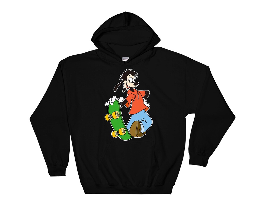 Disney A Goofy Movie Maxie Cute Goof Max Surfing Hoodie Sweat Pullover ...