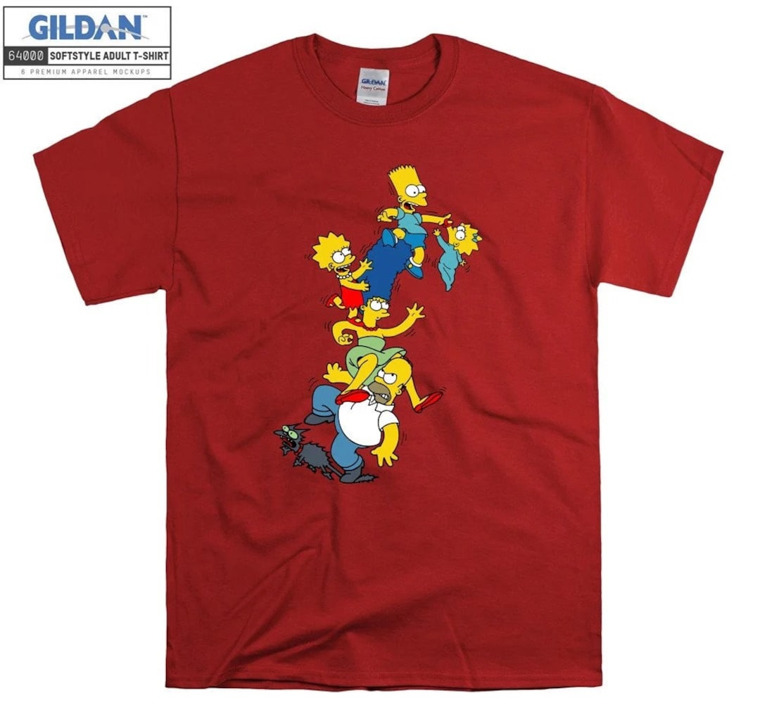 The Simpsons Family Crazy T Shirt Art Cartoon T-shirt Tshirt S-M-L-XL ...
