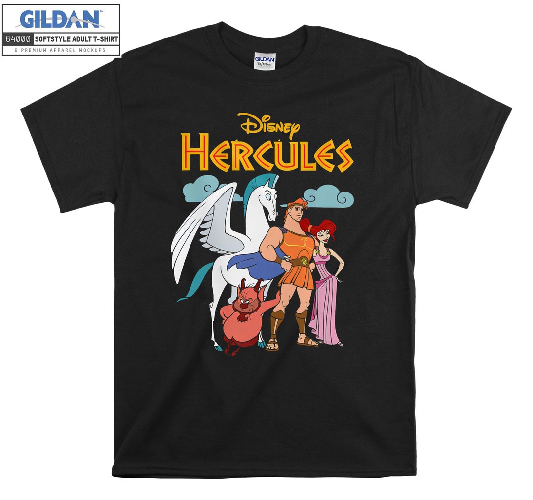 Disney Hercules Classic Group Shot Vintage T Shirt Hoodie Hoody T-shirt ...