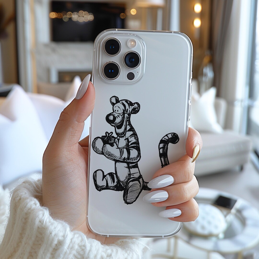Disney Famous Funny Cartoon Character Cool Figure Tigger Figure Phone ...