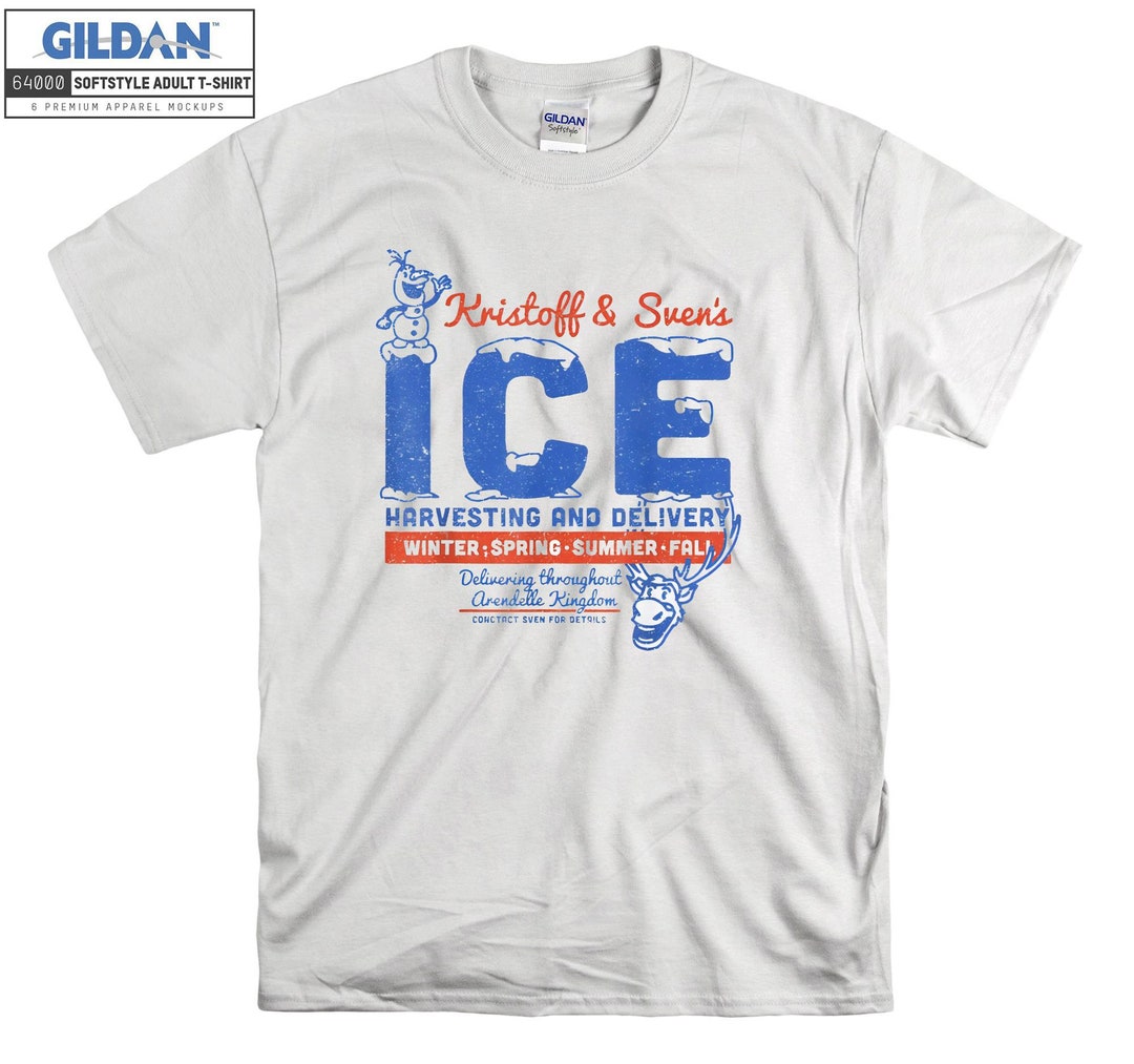 Disney Frozen Kristoff Sven's Ice T-shirt Hoodie Kids Child Tote Bag ...