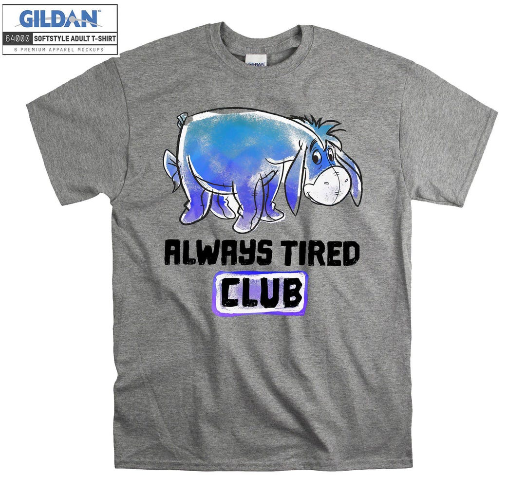 Disney Winnie the Pooh Eeyore Always Tired Club T Shirt T-shirts, Kids ...