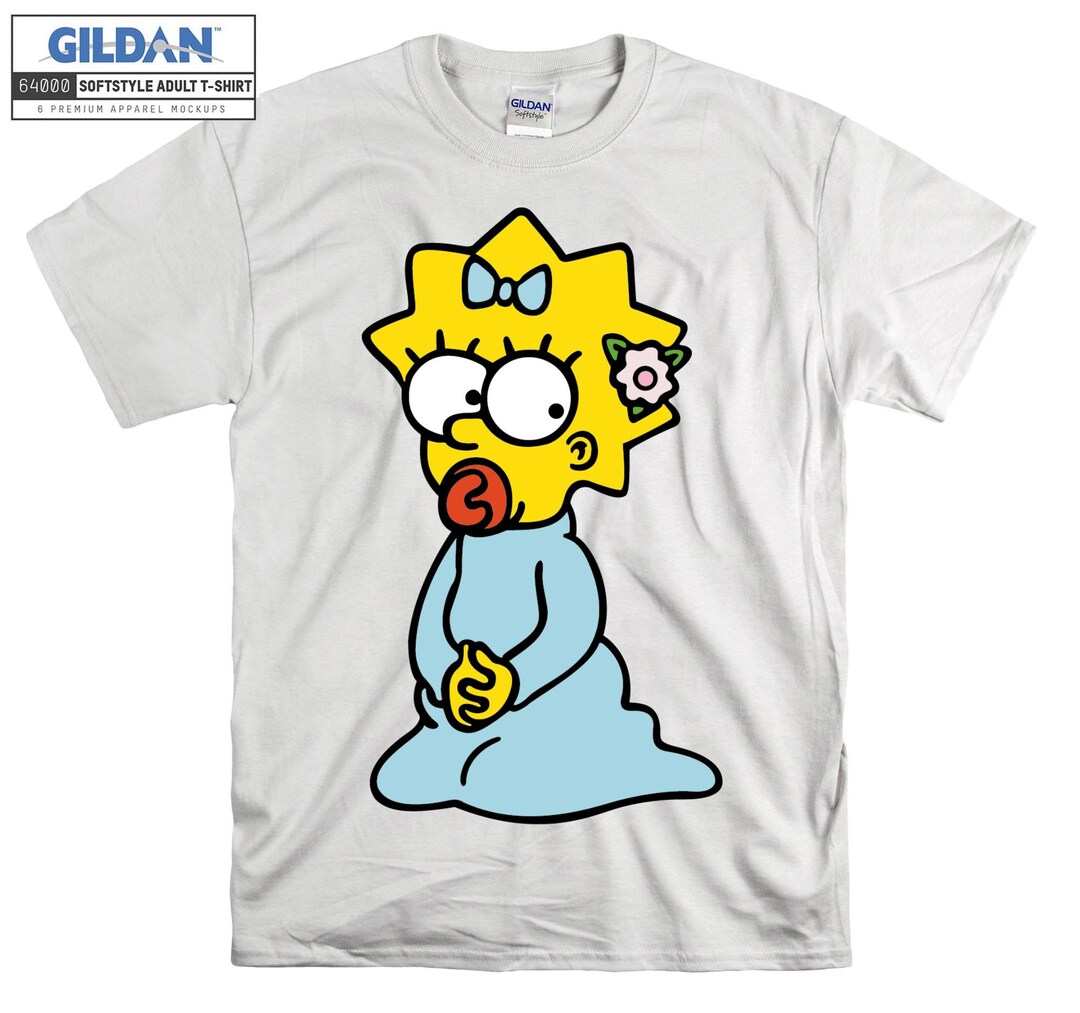 The Simpsons Maggie Simpson Cartoon T Shirt Hoodie Tote Bag Hoody T ...