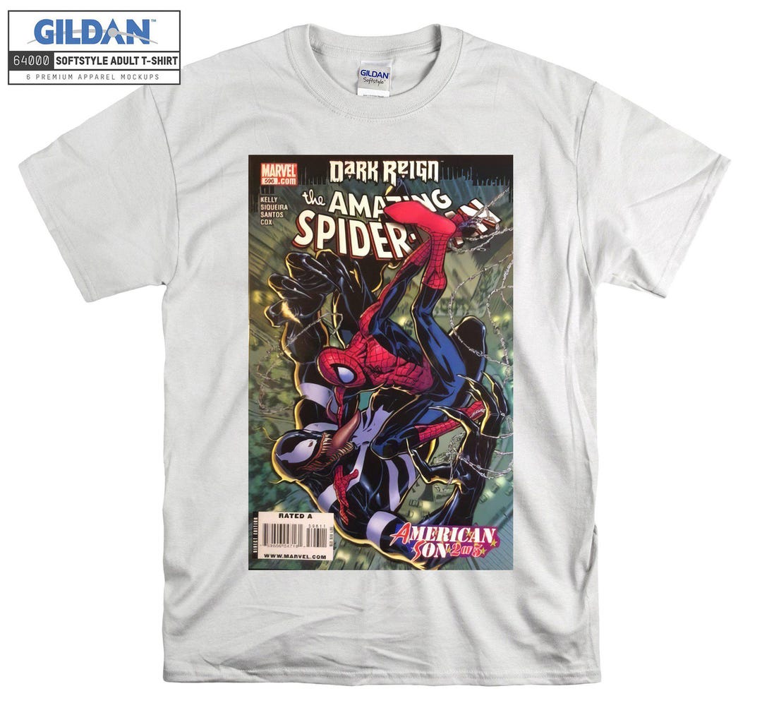 Marvel the Amazing Spider Man and Venom Poster Dark Reign T-shirts ...