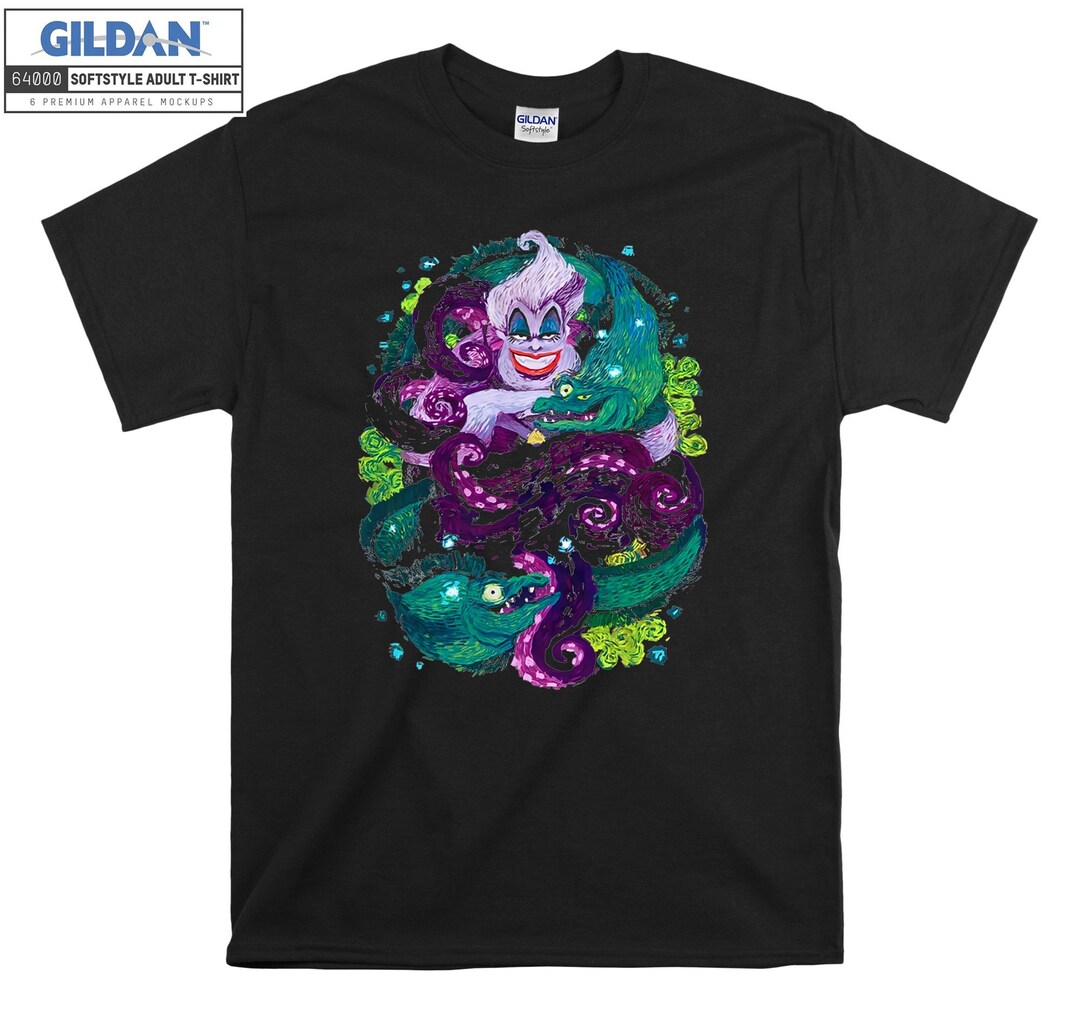Disney the Little Mermaid Ursula T-shirt Hoody Kids Child Tote Bag ...