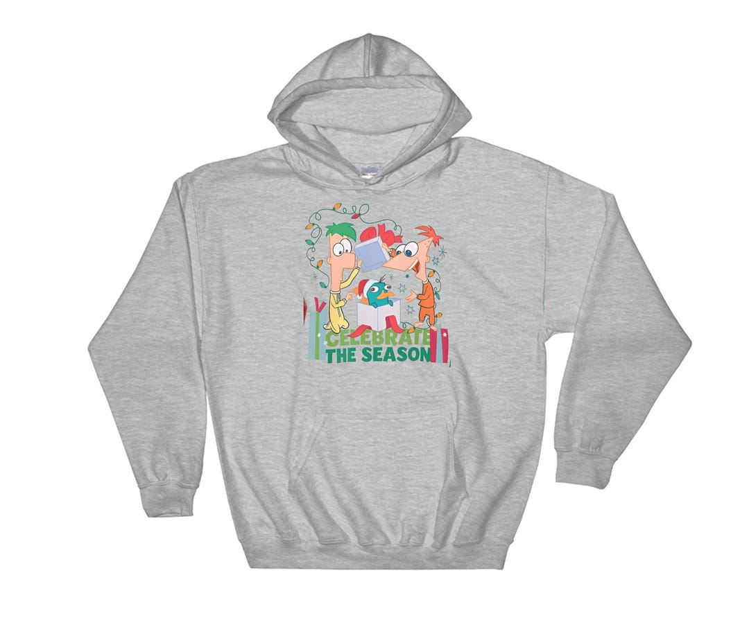 Disney Phineas and Ferb Celebrate the Season Disney Hoodie Sweat ...